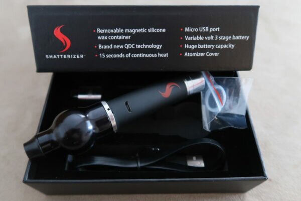 Shatterizer Black Vaporizer Review #PerfectClouds - Extract Magazine